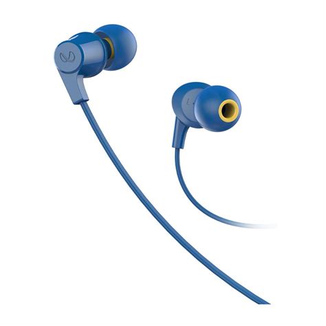 Infinity Jbl Wynd In Ear Immersive Bass Tangle Free Flat Cable Headphones With Mic Blue