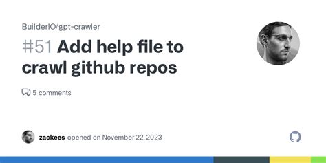 add help file to crawl github repos · issue 51 · builderio gpt crawler