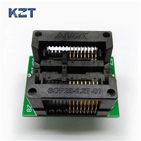 Sop16 Chip Programming Socket 300mil Ots28 127 04 Ic Test Socket Burn