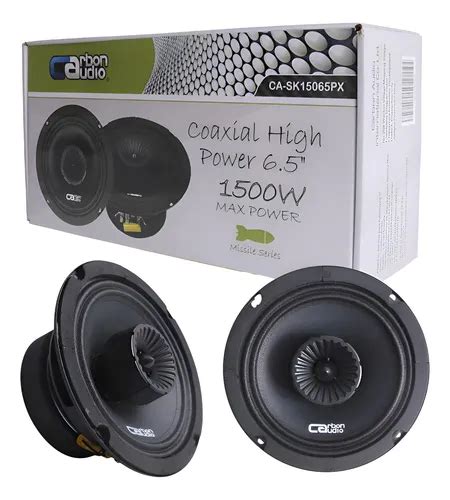 Par Bocina Coaxial Pro Audio 6 5 P Carbon Audio Ca Sk15065px Negro