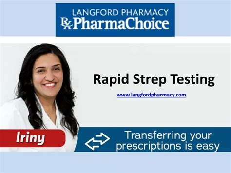 PPT Rapid Strep Testing Langfordpharmacy Com PowerPoint Presentation ID