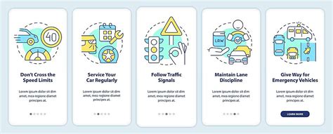 Situational Driving Safety Onboarding Mobile App Screen Welcome Safety