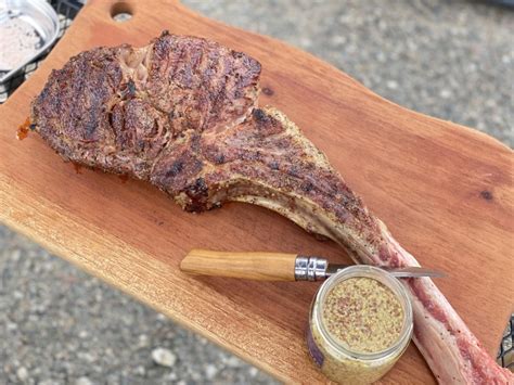 캠핑음식 토마호크 스테이크 굽기 맛있게 굽는법 네이버 블로그