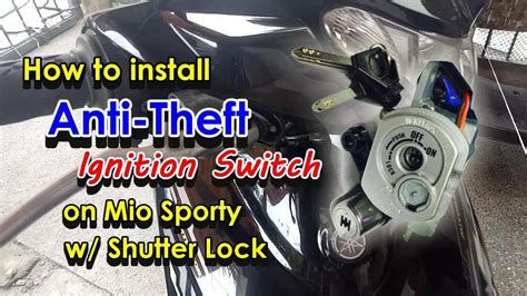 Anti Theft For Ignition Switch At Sandra Raines Blog