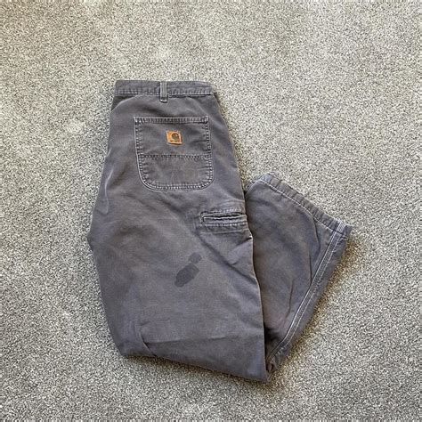 Vintage Brown Carhartt Pants Lined To Keep You Nice Depop