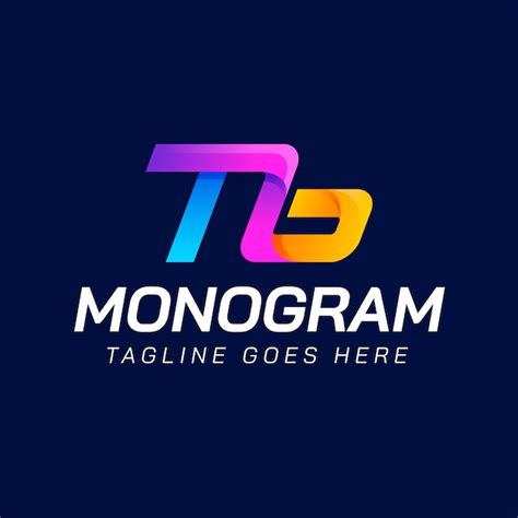 Premium Vector Gradient Monogram Logo Template