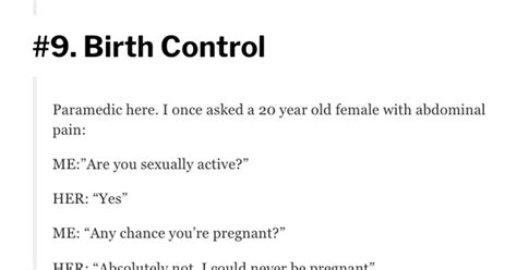 Times The Routine Sexual History Question Went Weird