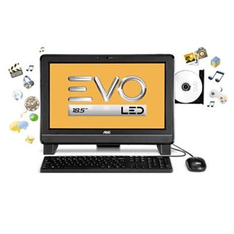 COMPUTADOR AOC ALL IN ONE EVO 20A25U HD 500GB 2GB MEM 18 5 WIFI WEB CAM Apel Informática