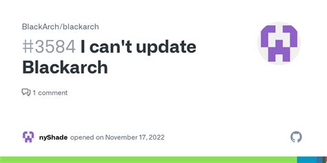 I Cant Update Blackarch · Issue 3584 · Blackarchblackarch · Github