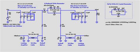 Tracking Crystal Filter Schematics Download Scientific Diagram