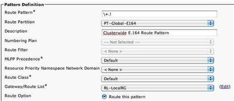 Call Routing Dial Plan And E 164 Cisco Unified Communications Manager 8 Expert