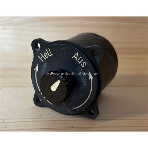 Wwii German Luftwaffe Fl32401 4 Beleuchtungsregler 00958