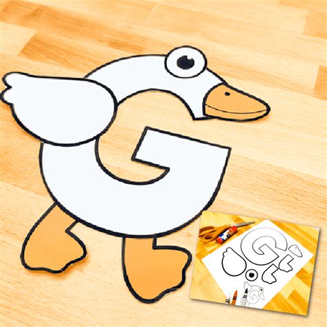 Letter G Craft Alphabet Crafts Uppercase Letter Craft Capital Letter