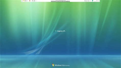 Windows Vista Logon And Logoff Sounds Uk Version Youtube