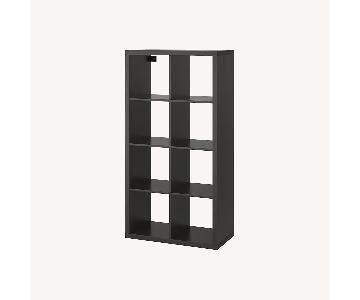 IKEA KALLAX Shelf Unit Black Brown AptDeco