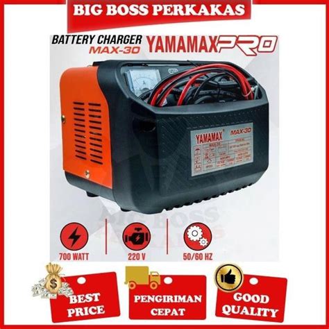 Jual Battery Charger Max Yamamax Cas Aki Charger Accu Strum Aki Ca Shopee Indonesia