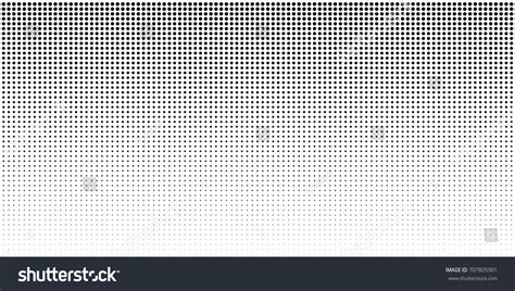 Vertical Bw Gradient Vector Halftone Dots Stock Vector (Royalty Free) 707805901 | Shutterstock