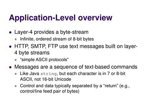 ppt application level protocols powerpoint presentation free