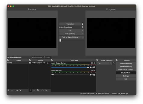 livestream via obs livepeer docs