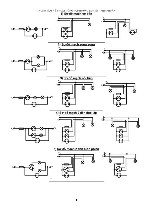 Các sơ đồ mạch điện Electricity Diagram Education