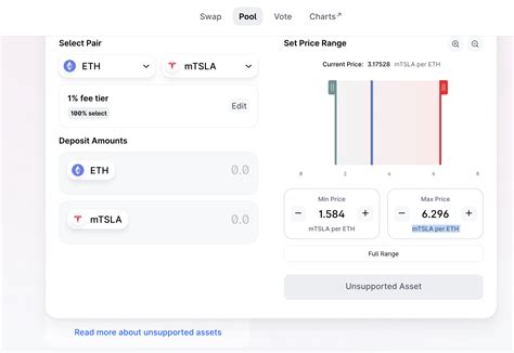 Unsupported Assets UI On Pool Page Issue Uniswap Interface GitHub