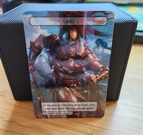 Agility Token Alternate Token Flesh And Blood Etsy