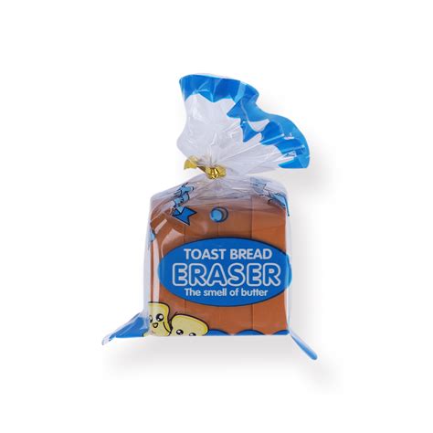 Toast Bread Eraser Stationery Pal