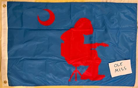 Ole Miss 2ft X 3ft Mikey Flag Etsy