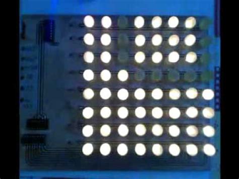 How To Scroll Text Arduino UNO 8x8 LED Matrix And 74HC595 Shift Registers LEDs And