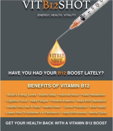 Vitamin B12 Injections Are Available Now City Of London With Chequers Hair And Beauty