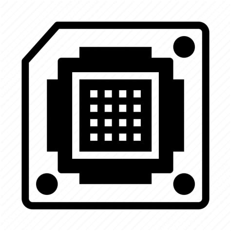 Chipset Cpu Computer Hardware Electronics Mainboard Icon Download On Iconfinder