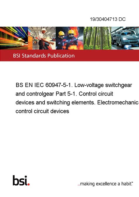 19 30404713 Dc Bs En Iec 60947 5 1 Low Voltage Switchgear And Controlgear Part 5 1 Control