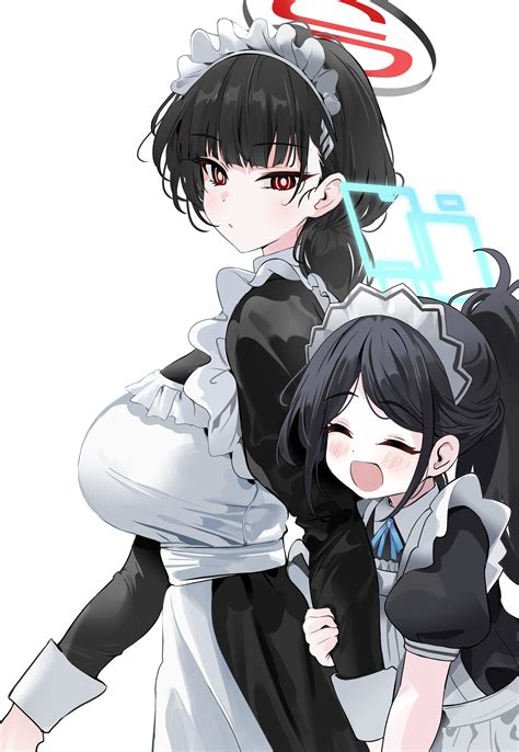 Aris Rio And Aris Blue Archive Drawn By Yuki Asayuki Danbooru