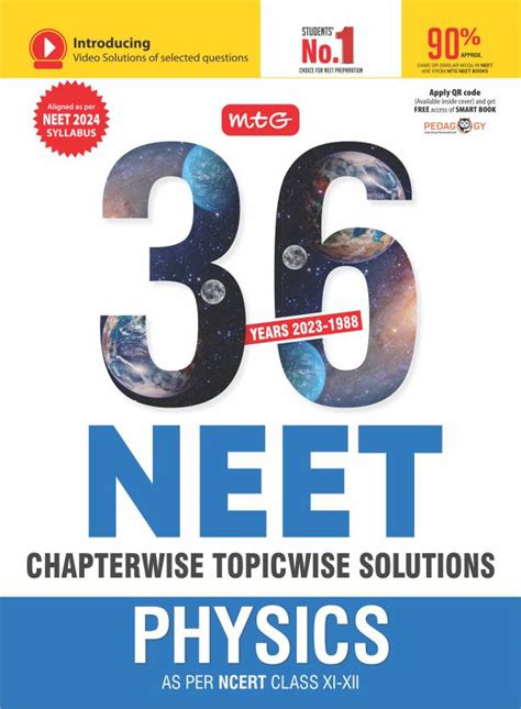 mtg 36 years neet previous year solved question papers with neet pyq chapterwise topicwise