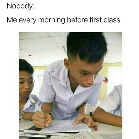 Nobody Me Every Morning Before First Class Funny
