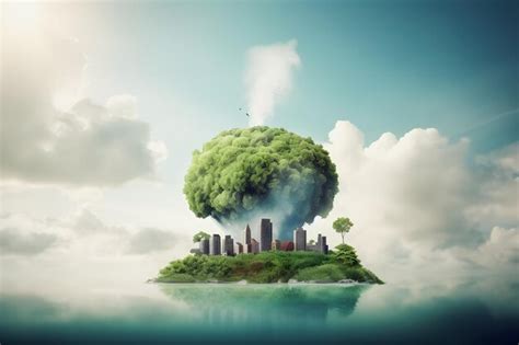 Premium Photo Greening For A Sustainable Future Reducing Co2