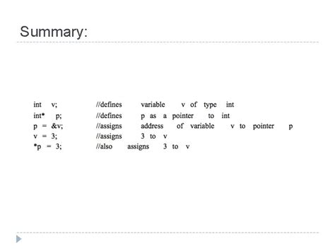 Pointer Data Type And Pointer Variables Objectives Pointer