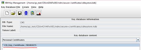 Using The Ibm Key Manager Gui To Create And Manage The Key Root And Intermediate Certificates