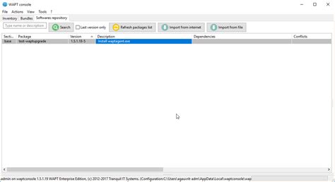 building the wapt agent installer — wapt 1 8 2 documentation