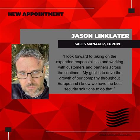 Bqt Solutions On Linkedin Were Excited To Announce Jason Linklater