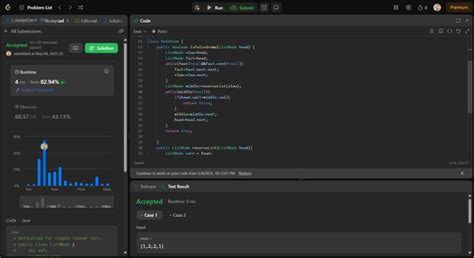 50dayschallenge Day5 Linkedlist Palindromelinkedlist Binarysearch