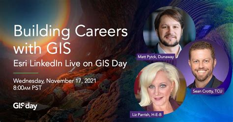 Building Careers In Gis Esri Linkedin Live On Gis Esri Community
