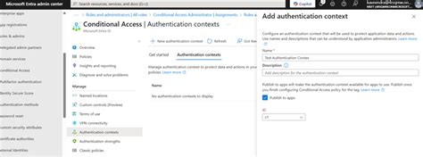 Strengthening Security Posture With Authentication Contexts In Microsoft Entra Conditional Access