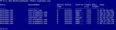 PowerShell How To Get DNS Client Cache