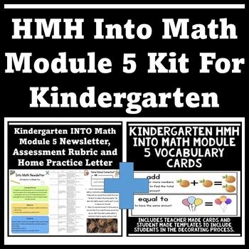 Into Math Aligned Module Kit By The Creative Critter TPT