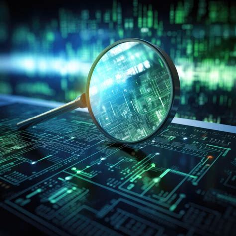 Código De Codificación Y Programación Con Lupa Foto Premium