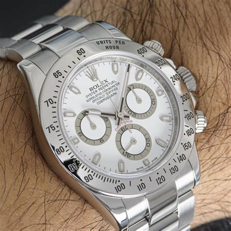 Rolex Daytona Nos White Dial 116520 For Sale At 1stdibs 116520 Rolex