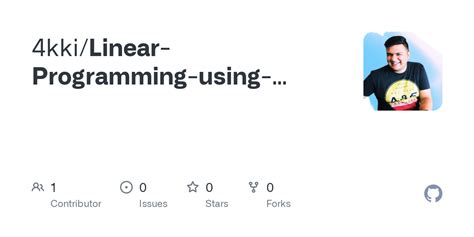 Github 4kkilinear Programming Using Excel Solver