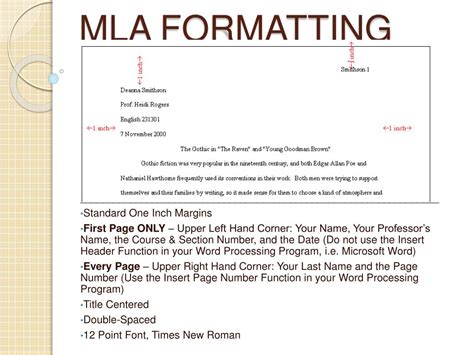 PPT MLA FORMATTING PowerPoint Presentation Free Download ID 1037296