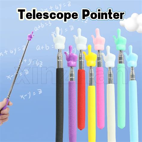 Finger Design Retractable Teaching Pointer Extendable Hand Pointer